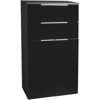 Fackelmann Doppel-Midischrank kara / Schrank mit Soft-Close-System / Maße (b x h x t): ca. 61 x 107 x 32 cm / mit Schubladen und Türen / Korpus