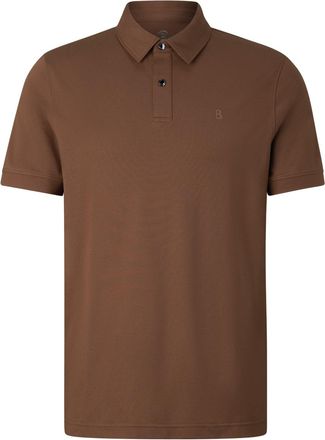 Bogner Piqu&eacute;-Polo-Shirt Timo f&uuml;r Herren - Braun - 3XL