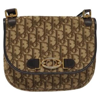 Dior Pre-owned Vintage Trotter Canvas Schultertasche - - Pre-owned - Damen - Braun - ONE SIZE