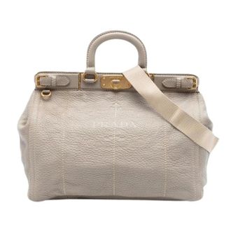 Prada Sac &agrave; main Pre-owned - Femme - Pre-owned - Gris - Taille: ONE Size