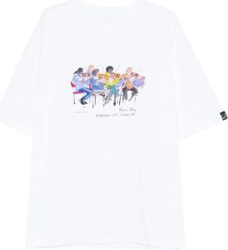 Martine Rose Homme, Tops, Blanc, Taille: L T-Shirt Oversize M/C