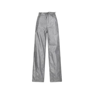 Darkpark Lurex Flock Denim Papiert&uuml;te - - Jeans - Damen - Grau - W28