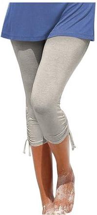 Generic Collants thermiques pour femmes, hommes, femmes, &eacute;t&eacute;, couleur unie, tendance, d&eacute;contract&eacute;, style vill&eacute;giaire, pantalon court avec cordon de serrage, b