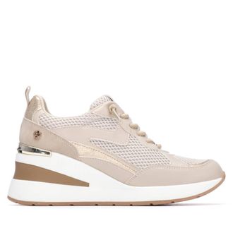 Xti Sportschuhe Sneaker Damen Beige - Bequeme und vielseitige Schuhe - Casual Mode - Modell 14510105 (Gr&ouml;&szlig;e 39)