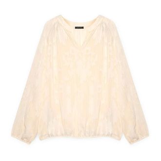 Fiorella Rubino Damen, Blusen & Hemden, Beige, 3XLGr&ouml;&szlig;e