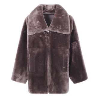 BLANCHA Faux Fur & Shearling Vestes - Femme - Vestes - Brun - Taille: 36 FR