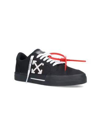 Off-white Mens Sneakers Black Upper: Cotton