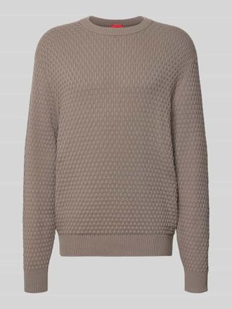 HUGO BOSS Regular Fit Pullover aus reiner Baumwolle Modell Sylas