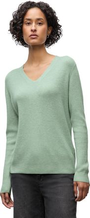 Street One Damen Basic V-Neck Pullover