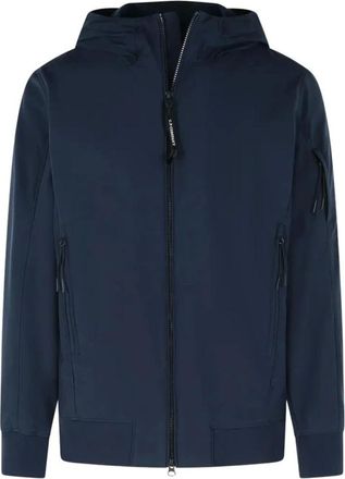 C.P. Company C.p. Company, Homme, Vestes, Bleu, Taille: S Total Eclipse Shell-r Hooded Lens Jacket