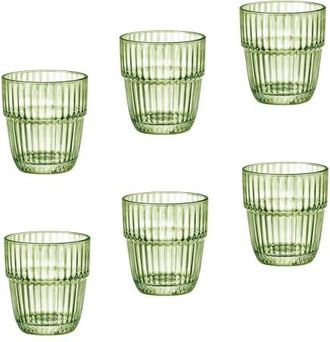 Bormioli Rocco Lot de 6 Verres Barshine Rocks, Vert, 30.5 Cl