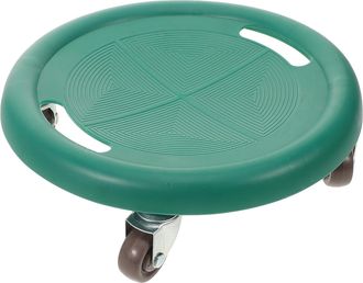 Pretyzoom Fitness Abdominal Trainingsscheibe mit Knieschoner Leise Gleitplatte für Kernkrafttraining Tragbar und Vielseitig für Fitnesslevel Zuhause und Unterwe