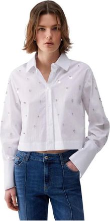Liu Jo Femme, Blouses et Chemises, Blanc, Taille: 40 FR Blouses & Chemises