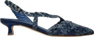 L'Arianna Larianna, Femme, Chaussures, Bleu, Taille: 37 EU With Heel