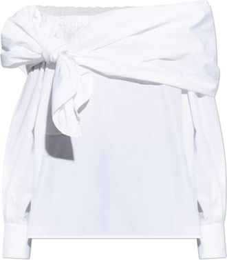 Max Mara Femme, Blouses et Chemises, Blanc, Taille: 38 FR Curvone Top