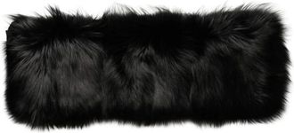 Dolce & Gabbana Femme, Accessoires, Noir, Taille: ONE Size Fur Shoulder Wrap Shawl Scarf