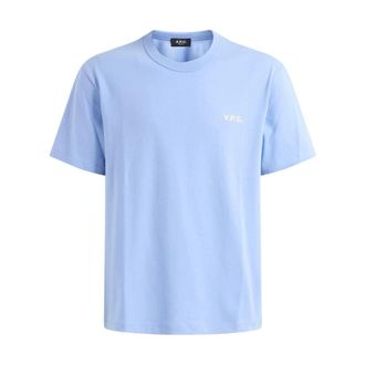 A.P.C. A.p.c., Homme, Tops, Bleu, Taille: S Boxy Petit T-shirt