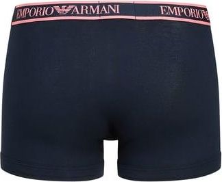 Emporio Armani Lot de trois boxers unis en coton m&eacute;lang&eacute;