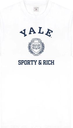 Sporty & Rich Femme, Tops, Blanc, Taille: 36 FR T-Chemises