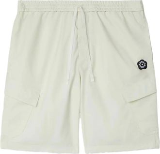 Kenzo Homme, Shorts, Beige, Taille: XL Boke Flower 2.0 Technical Shorts