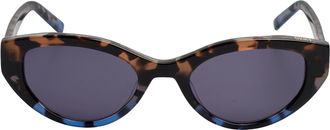 DKNY Damen Katzenaugen-Sonnenbrille aus Acetat DK548S