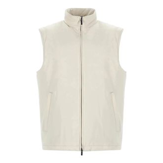 Fay Rollkragenweste - - Jackets - Herren - Beige - M