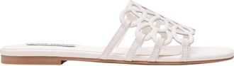 Steve Madden Femme, Chaussures, Blanc, Taille: 38 1/2 EU Lotus Slide