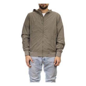 People of Shibuya Giubbino in nylon soft touch - - Jackets - Herren - Gr&uuml;n - 2XL