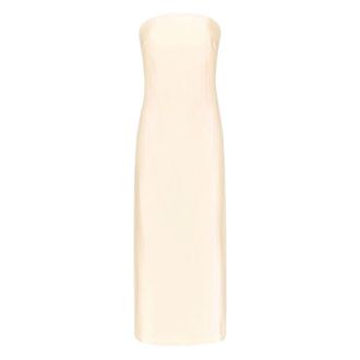 Loulou Studio Damen, Kleider, Beige, XSGr&ouml;&szlig;e