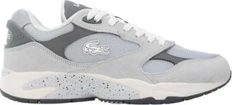 Lacoste Storm 96 Vintage Sneaker f&uuml;r Herren, Leder (Grau)