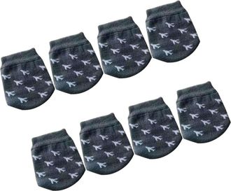 Angoily 8stücke Radabdeckung Für Rollstuhl Radschutzhülle Trolley-radabdeckung rutschfeste Tischfußpolster Stuhlbeinabdeckungshülsen Geeignet Für Fußumfänge V