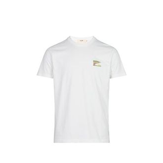 Olow T-shirt Sunset droit col rond imprim&eacute; en coton