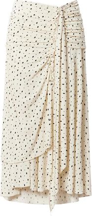 Isabel Marant Gyelle Rock mit Polka Dots - Nude