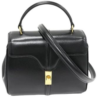 Celine Pre-owned Vintage Lederhandtasche - - Pre-owned - Damen - Schwarzk - ONE SIZE
