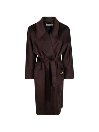 Elisabetta Franchi Manteau long en laine Elisabetta Franchi