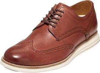 Cole Haan Original Grand Wingtip Oxford, Oxford homme - Marron (Woodbury/Ivory Woodbury/Ivory), 43 EU