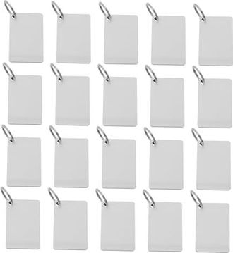 Garneck Lot De 20 Porte-cl&eacute;s Pendentifs Mdf &agrave; Sublimation, Bois Naturel, Diy Artisanal, Personnalisables, Loisirs Cr&eacute;atifs, D&eacute;coration Et Pr&eacute;sents, Format Moy