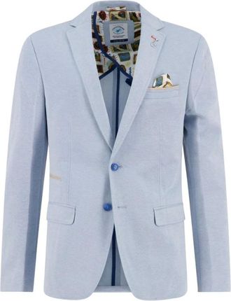 A Fish Named Fred Homme, Vestes, Bleu, Taille: 2XL Chaqueta a Fish Named Pique