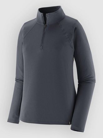 Patagonia Cap Mw Zip Neck Haut technique bleu