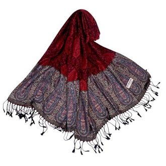 Generic Écharpe élégante à imprimé cachemire pour adulte douceur légèreté et polyvalence adaptée à toutes et à vos tenues quotidiennes (One Size)