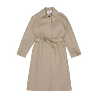 Alaia Gabardine - Femme - Manteaux - Beige - Taille: 38 FR
