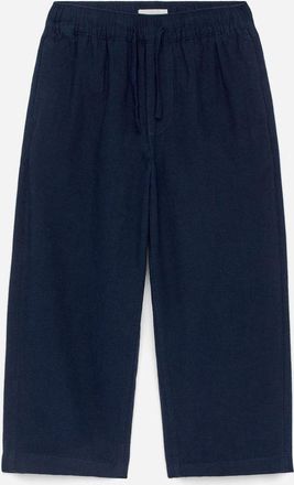 Arket Hose Aus Leinen Und Baumwolle -Blau