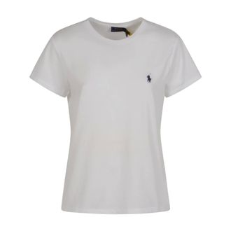 Polo Ralph Lauren Femme, Tops, Blanc, Taille: 40 FR Knit T-Shirt