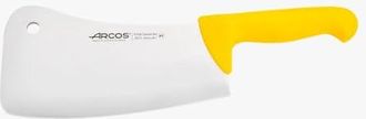 Arcos Fleischermesser Nitrum Edelstahl 20 cm - Professionelles Fleischermesser mit Ergonomischem Griff aus Polypropylen - Gelb, Serie 2900