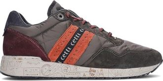 Cetti Chaussures de sport pour homme C-1308 Multi Matériau, Daim kaki, 46 EU