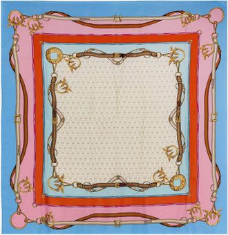 Pinko Limbo silk and viscose blend foulard with multicolor print - PINKO - gender_Woman