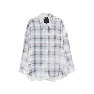 R13 Frayed-hem Shirt