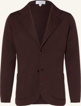 Lardini Lardini Stricksakko Extra Slim Fit rot