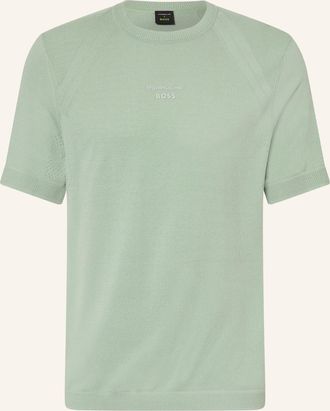 HUGO BOSS Strickshirt spirit70 gruen