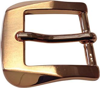 Brazil Lederwaren Boucle de ceinture 2,5 cm | Buckle Boucle de ceinture 25mm Massif | Boucle ardillon | Ceinture interchangeable jusquà 2.5cm | Or rose